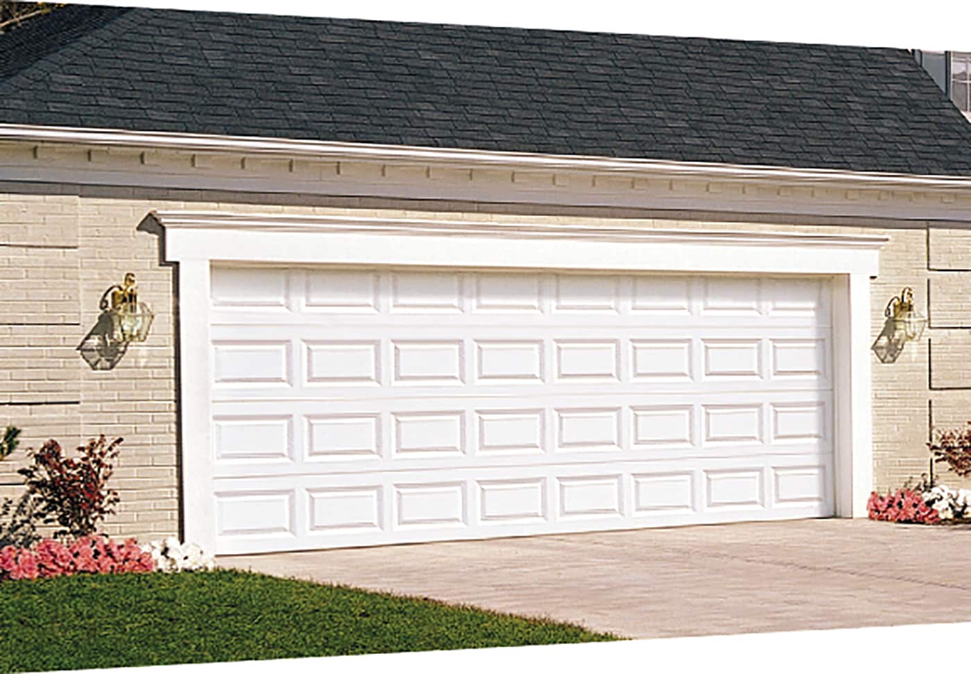 $899 16’ x 7’ Steel Raised Panel Garage Door at Garage Door Specialists ...