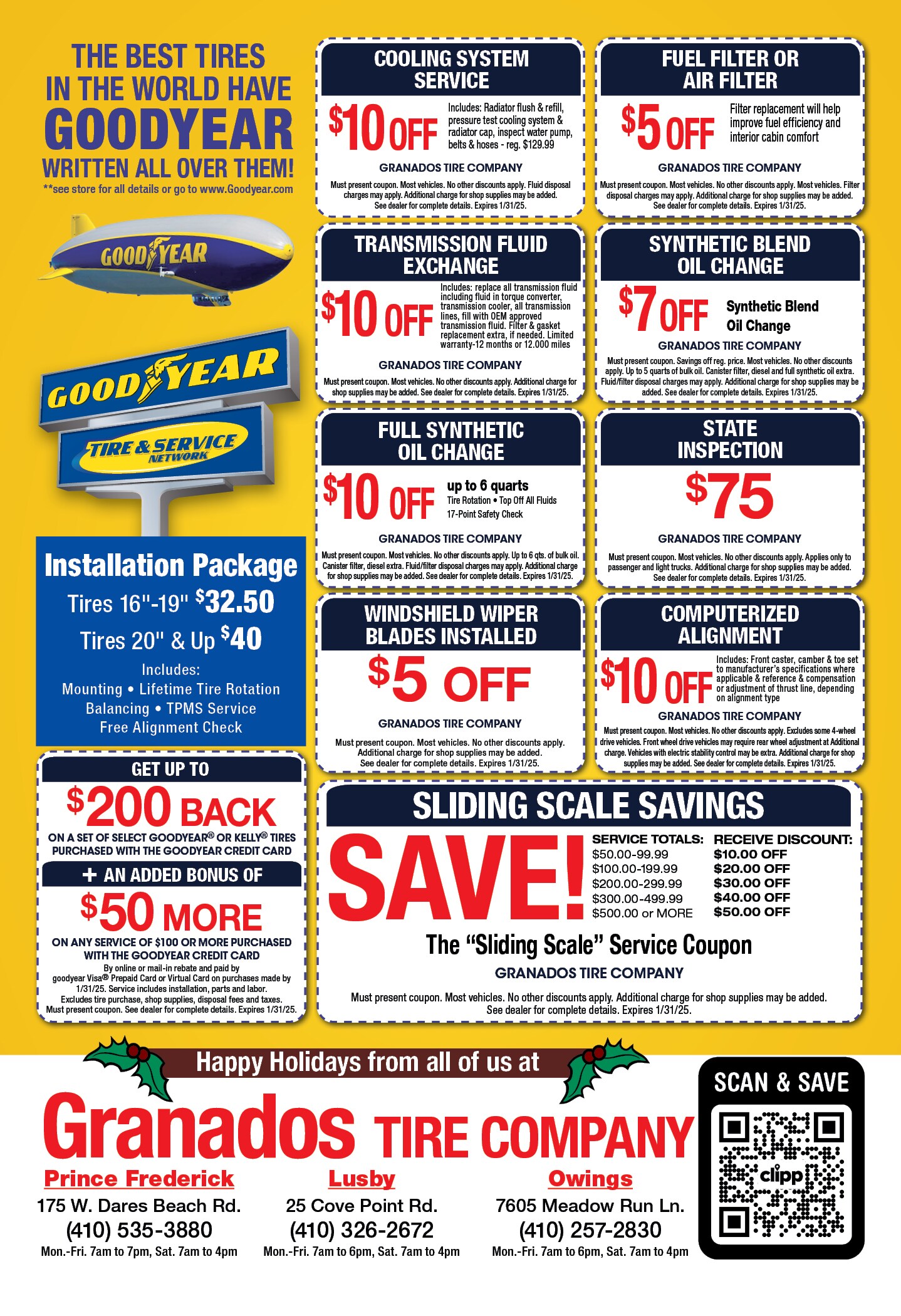 Get Up To 200 Back On A Set Of Select Goodyear Or Kelly Tires Purchased With The Goodyear Credit Card An Added Bonus Of 50 More On Any Service Of 100