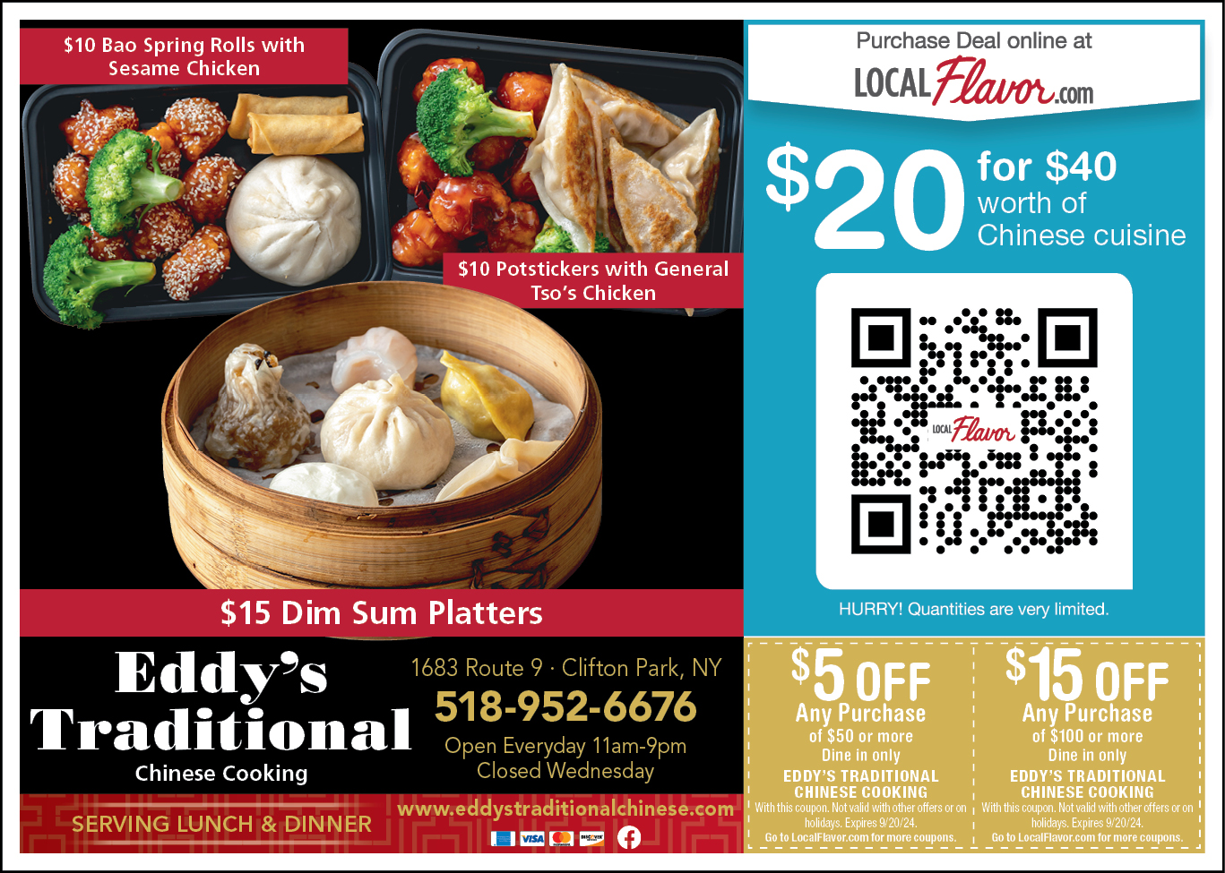 $20 For $40 Worth Of Chinese Cuisine at Eddy's Traditional Chinese ...