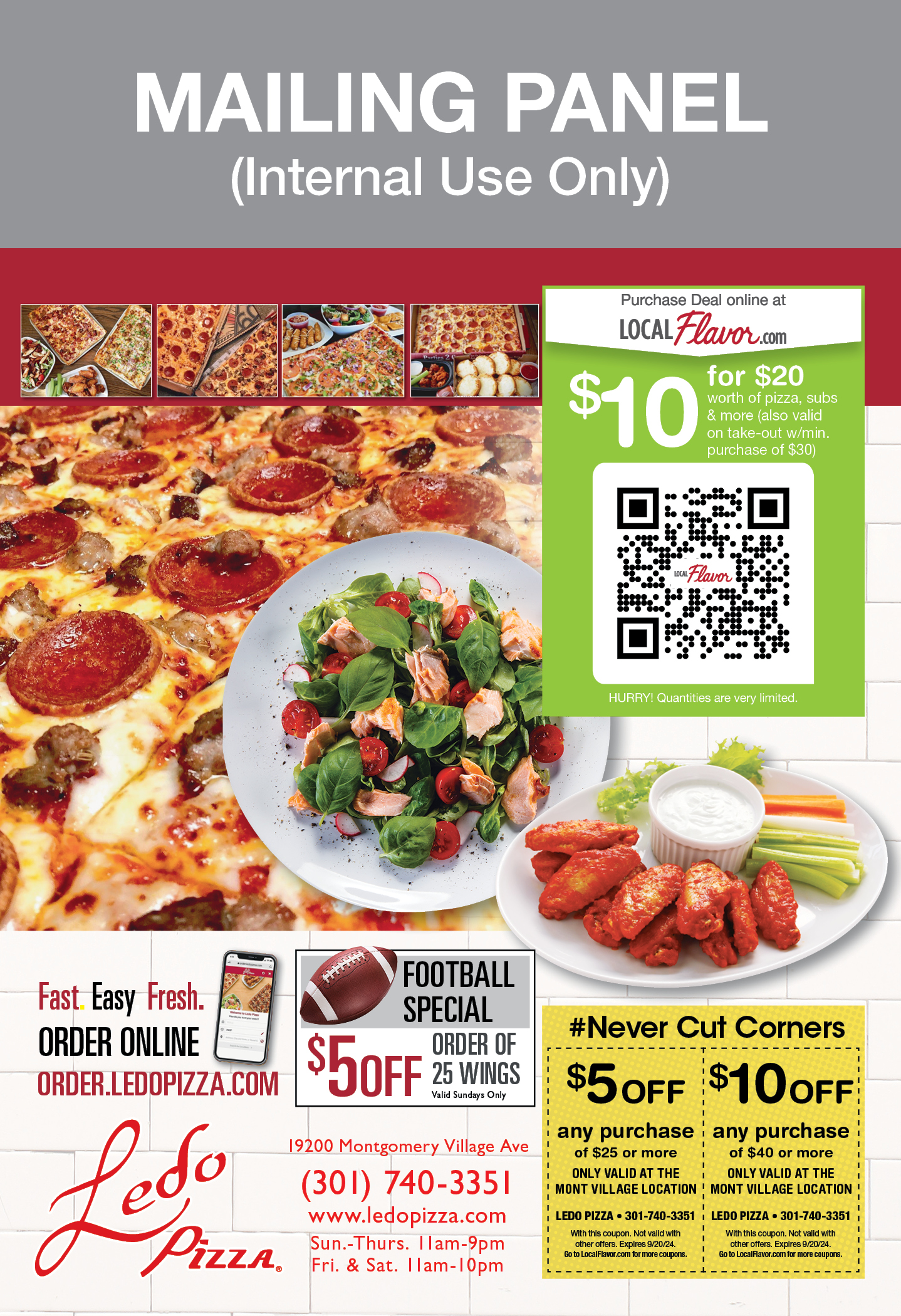 Ledo Pizza Montgomery Village Coupons & Deals | Montgomery Village, MD